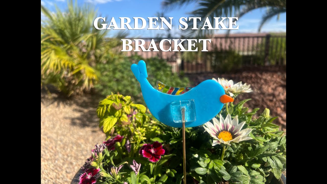Garden Stake Brackets v2 - YouTube
