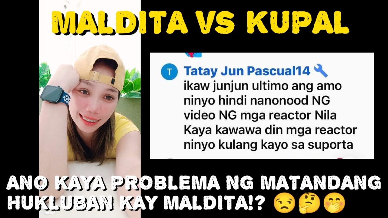 "NANANAHIMIK AKO,DINADAMAY MO AKO SA KALOKOHAN MO"MALDITA BAKIT NGA BA NAG REACT SA COMMENT NI ...