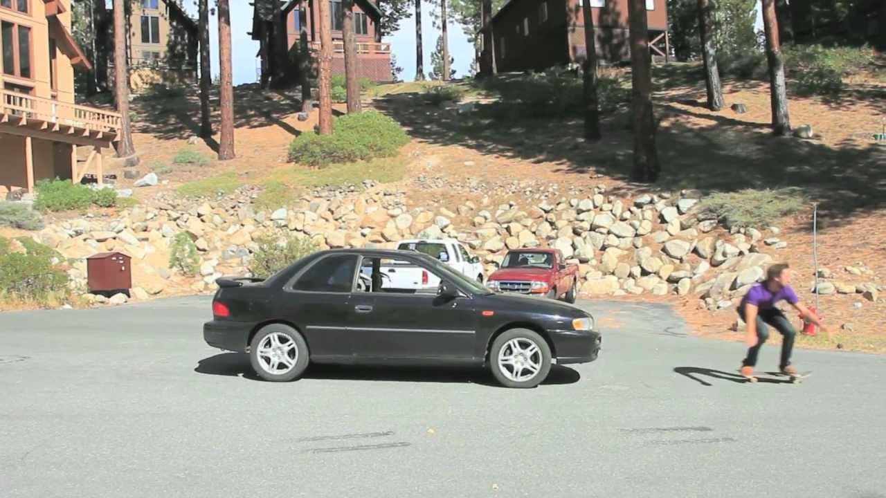 Ollie over a car on a skateboard! - YouTube