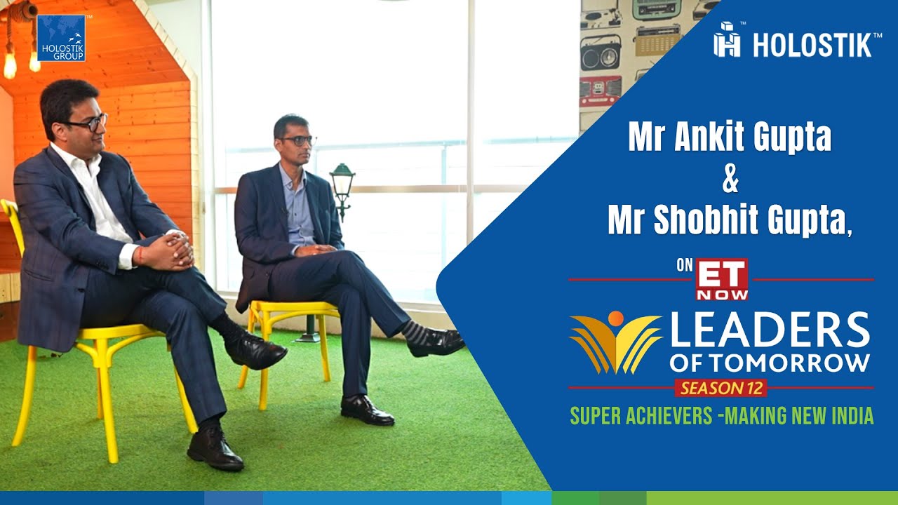 ET NOW Exclusive: Holostik JMDs Ankit Gupta & Shobhit Gupta on Leaders ...