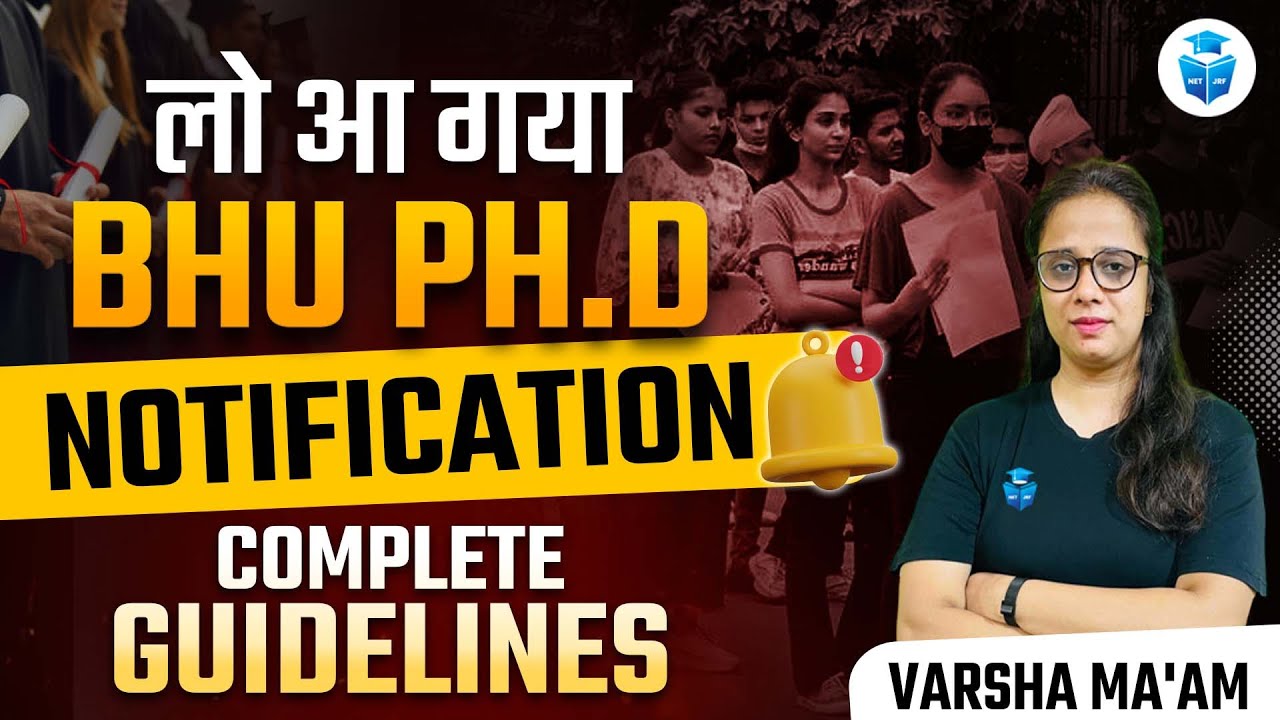 BHU PhD Notification 2024 | Banaras Hindu University (BHU) PhD Entrance ...