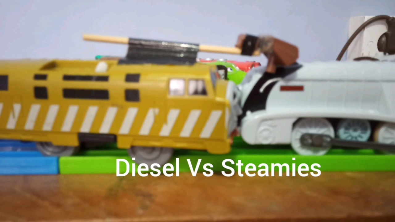 Thomas and Chuggington Diesel Vs Steamies - YouTube