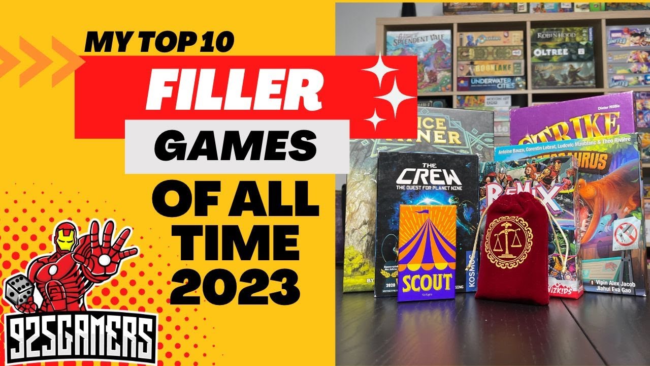 Top 10 Filler Games of All Time 2023 - YouTube