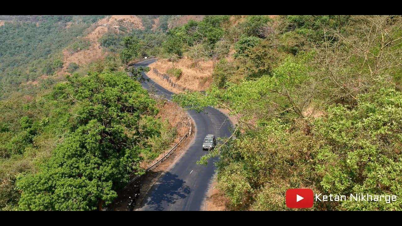 Drone view of Kashedi Ghat | Mumbai Goa Highway | NH17 | 2021 - YouTube