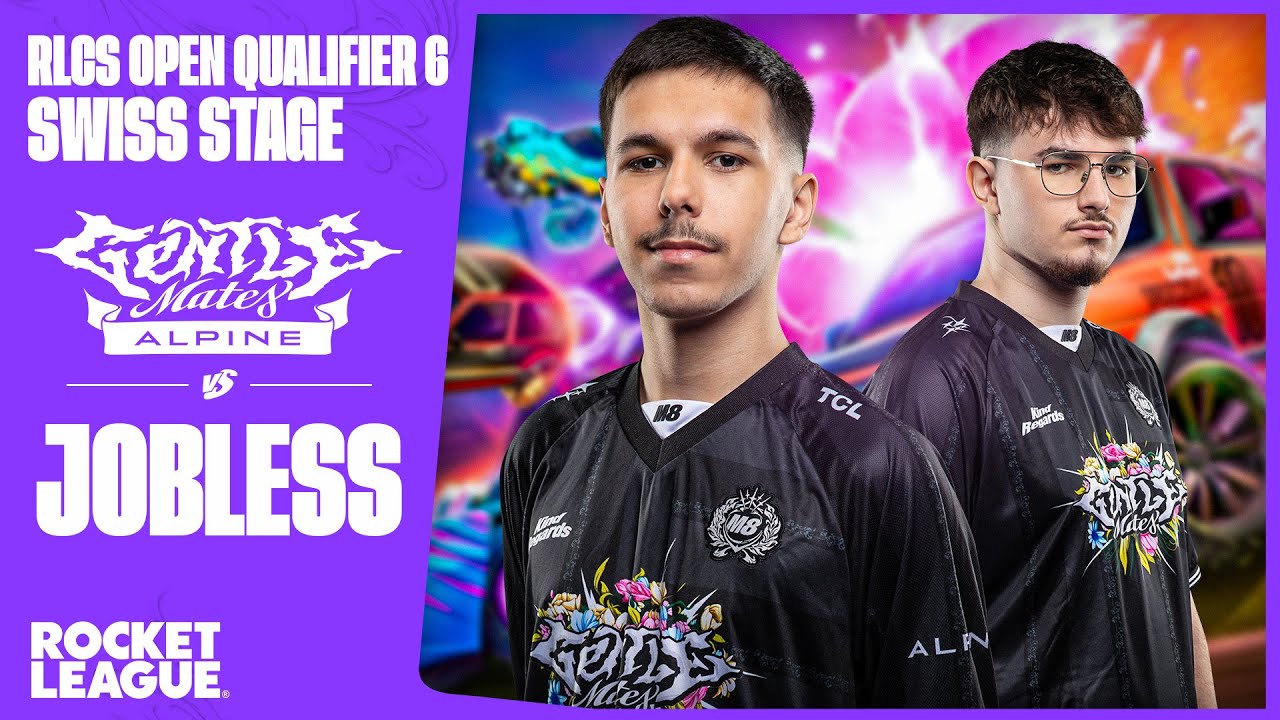 GENTLE MATES ALPINE vs JOBLESS - RLCS MAJOR 2 OPEN QUAL6 WEEK 2 - YouTube