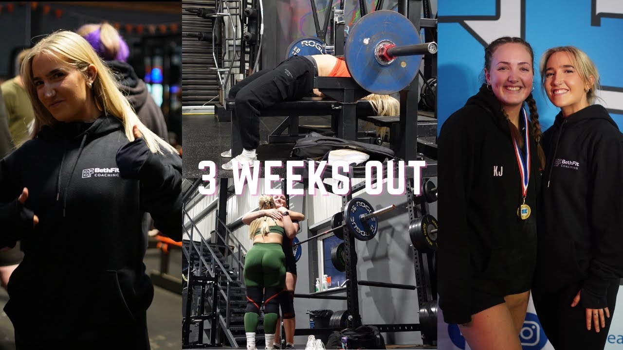 3 WEEKS OUT | Client comp day, new training block and the hardest week ...