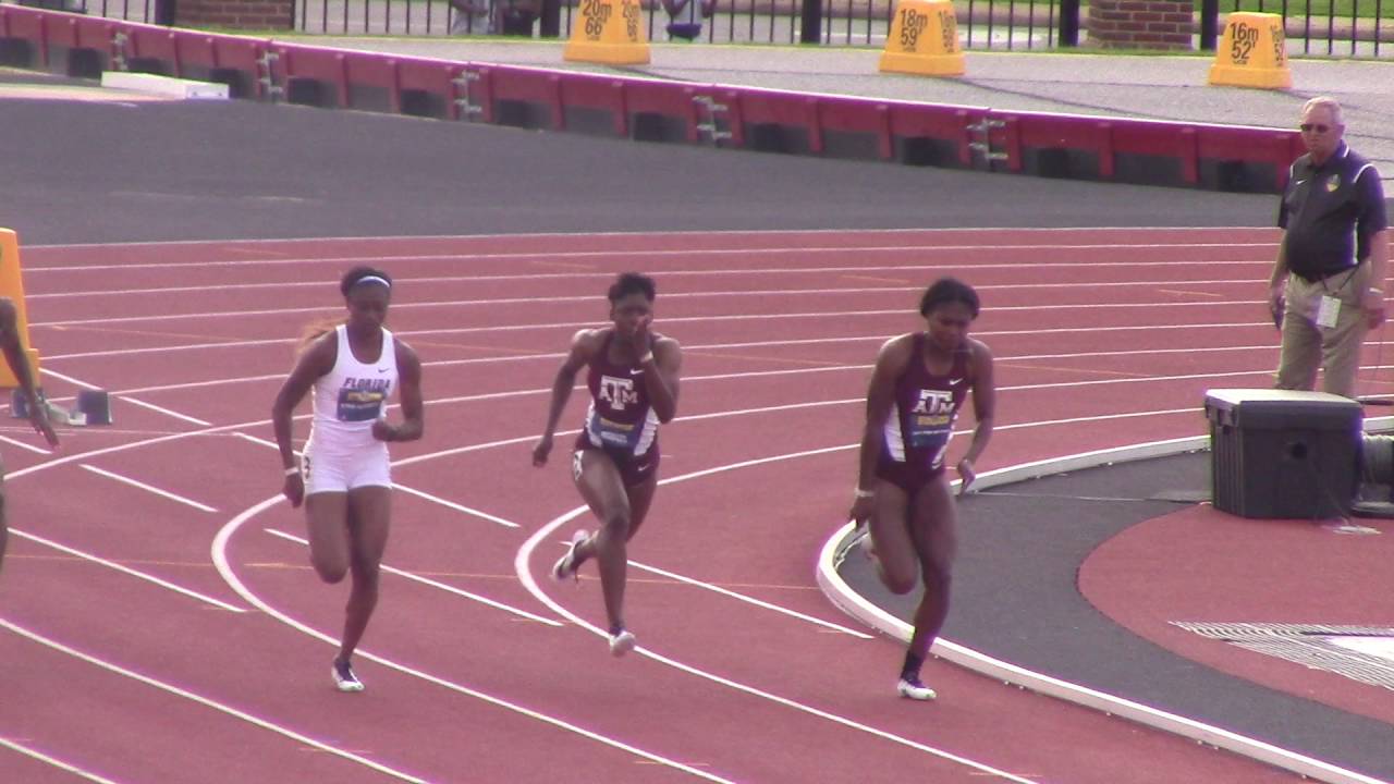 Florida Track and Field - Kyra Jefferson - 2016 Out SEC 100m - YouTube