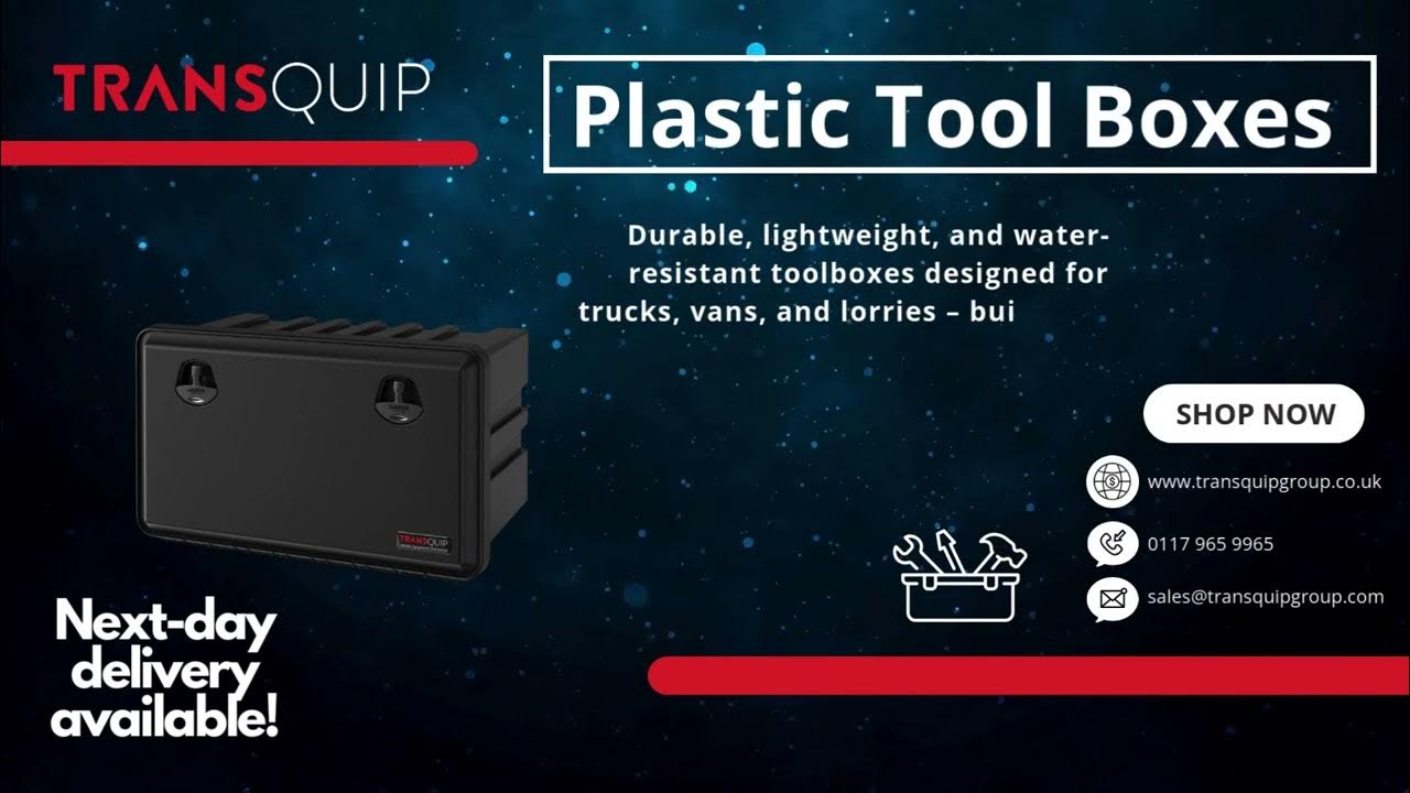 TransQuip plastic toolbox video - YouTube