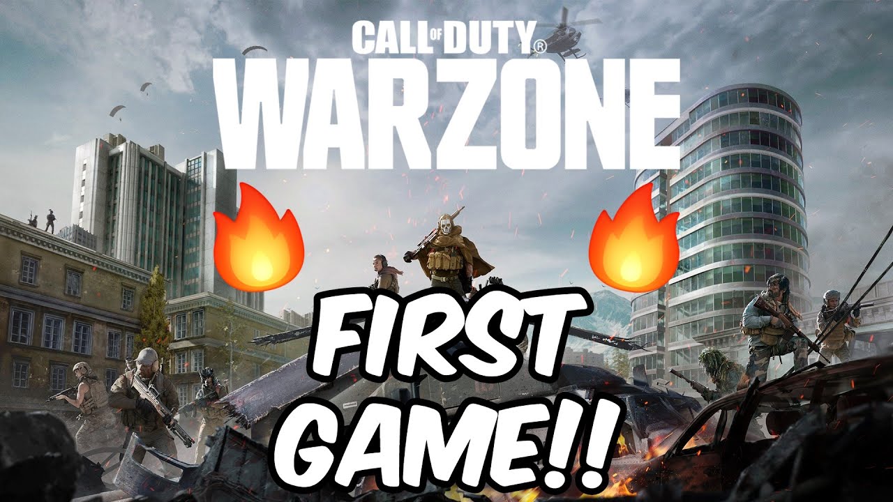 FIRST GAME! FIRST WIN! - WARZONE!! - YouTube