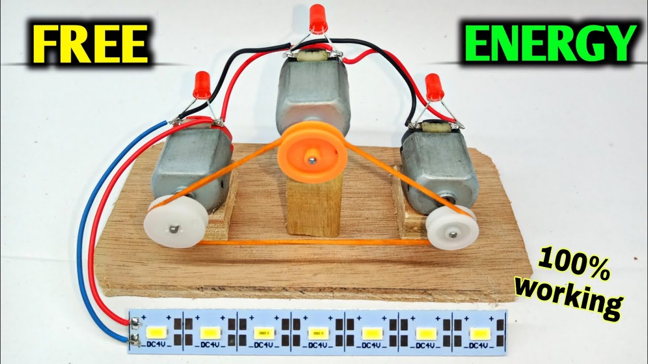 How to make Electricity Using Mini Dc Motor | Amazing Science ...