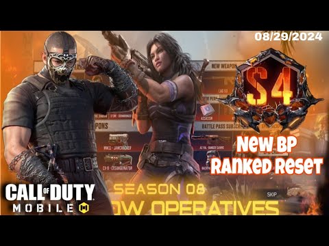*NEW* Battle pass Season 8 Shadow Operatives/Ranked Reset Season4 in ...