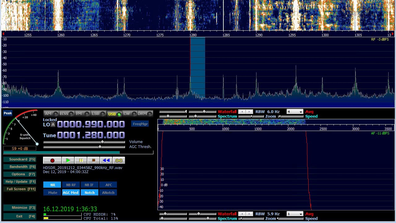 1280 kHz. PTR. WCMN NotiUno. Arecibo. 5/1kW. 8545km. 284deg - YouTube