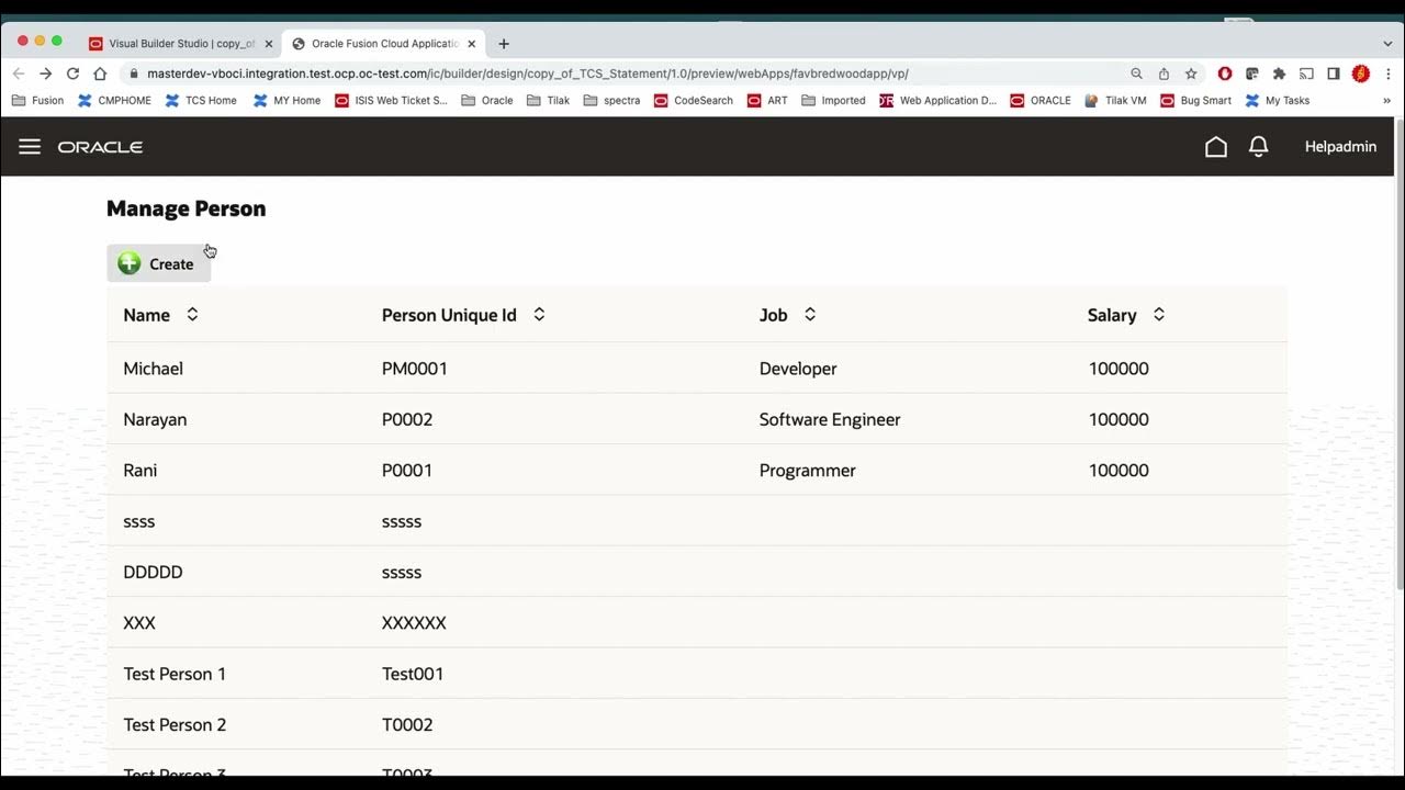 Oracle VBCS Beginner Lessons - Editing the data without Wizard - YouTube