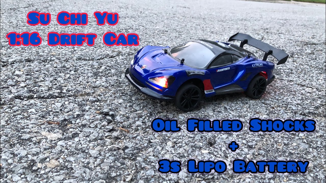 Su Chi Yu 1:16 RC Drift Car - Oil Filled Shocks & 3s Lipo Upgrade Run!😎 ...