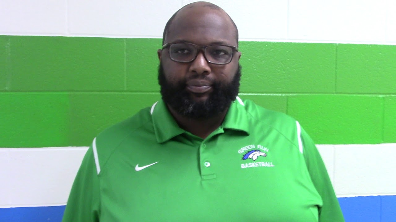 Green Run Coach Kenneth Harris after 51-49 win over Princess Anne - YouTube