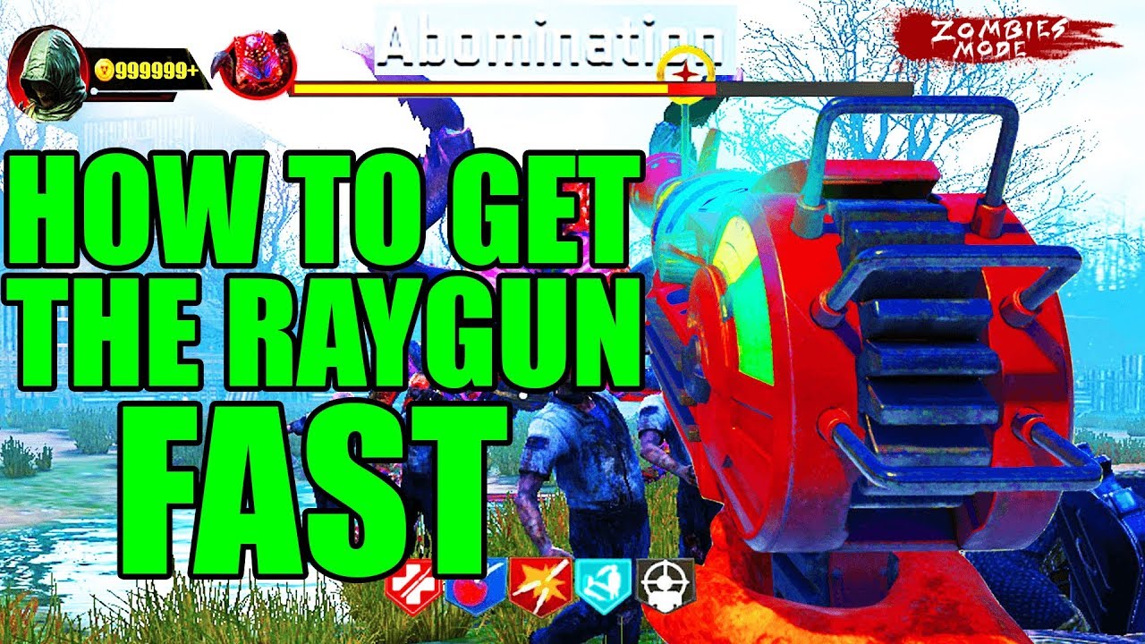 HOW TO GET THE RAYGUN FAST! IN COD MOBILE ZOMBIES! RAY GUN GAMEPLAY ...