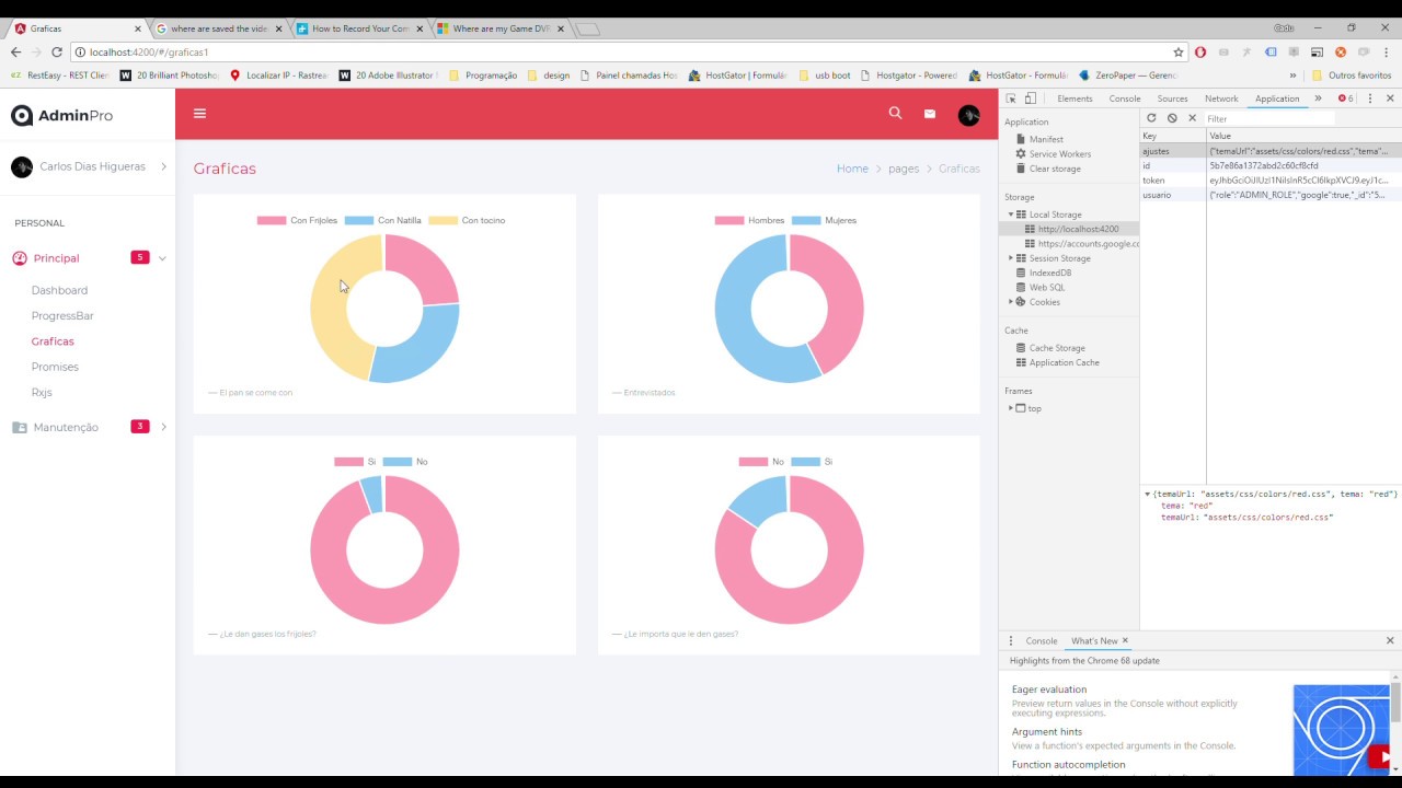 localhost 4200 MeanStack - YouTube