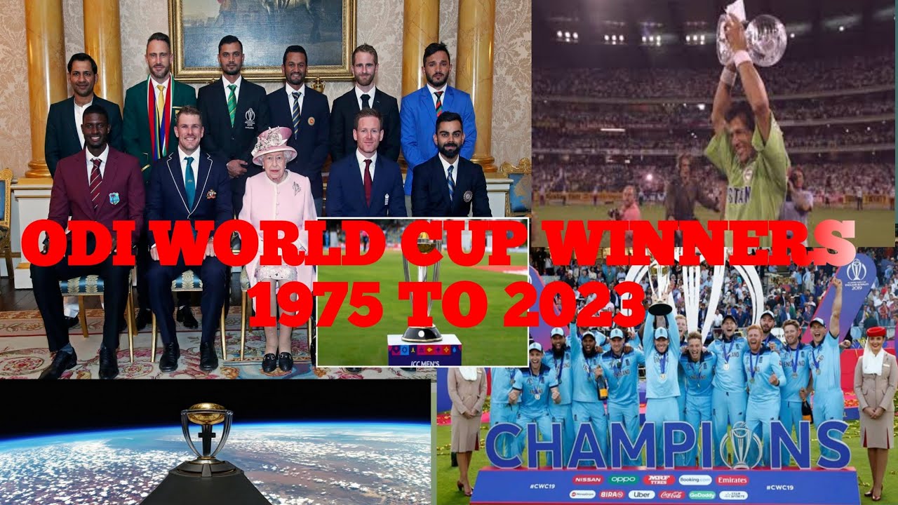 ODI world cup winners 1975 to 2023.Look at your teams and tell in ...
