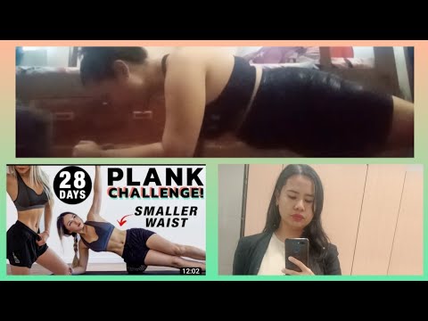 A day in my 365 days|Plank challenge for 28 days