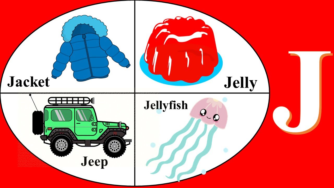 jkl , alphabet letters , animals , cars , food , preschool learning ...