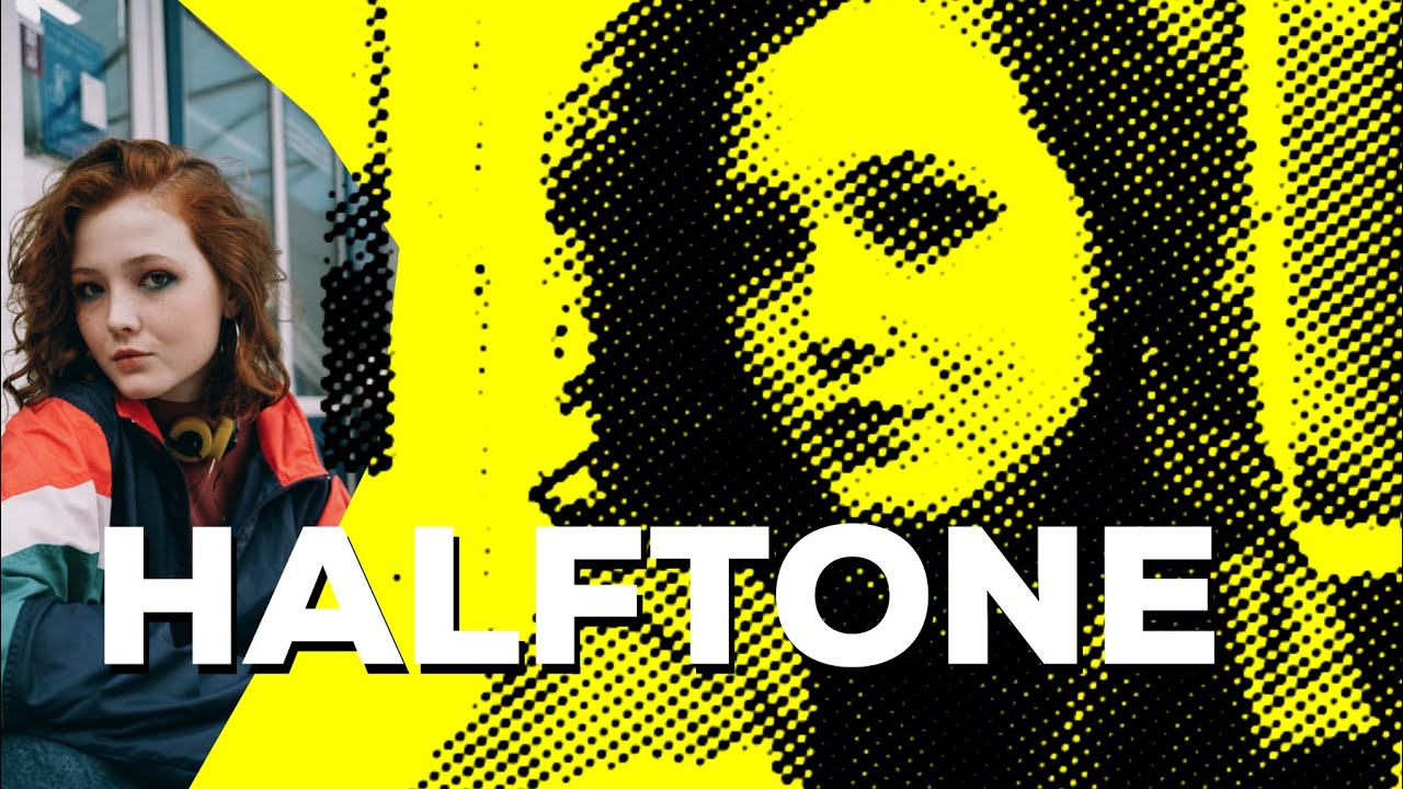 How to convert image to halftone - Inkscape - YouTube