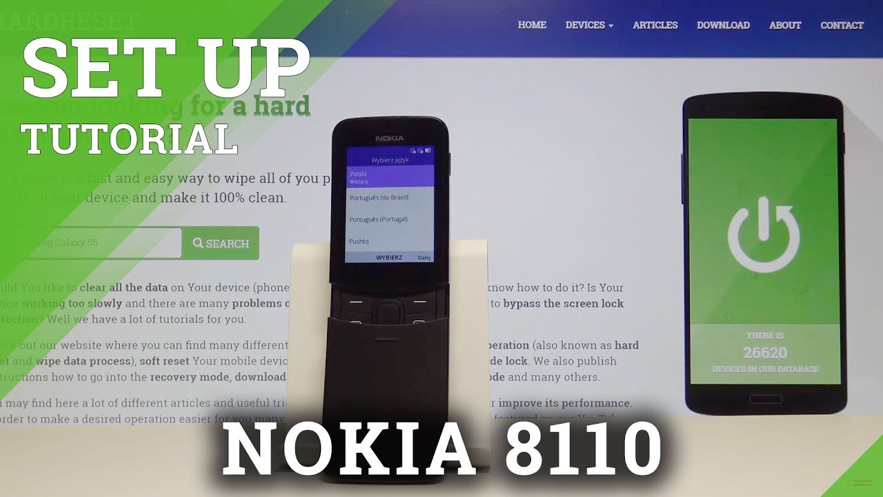 How to Activate NOKIA 8110 4G - Set Up Process - YouTube