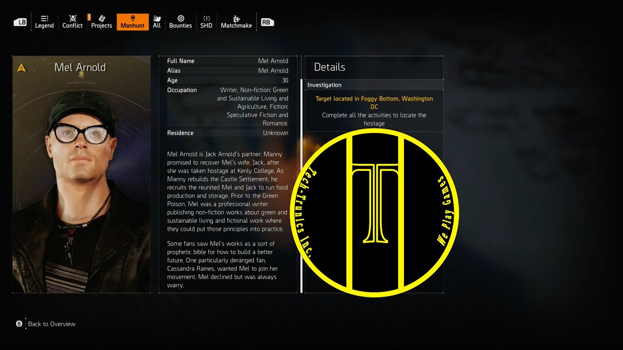 The Division 2 - Puppeteers - Mel Arnold - YouTube