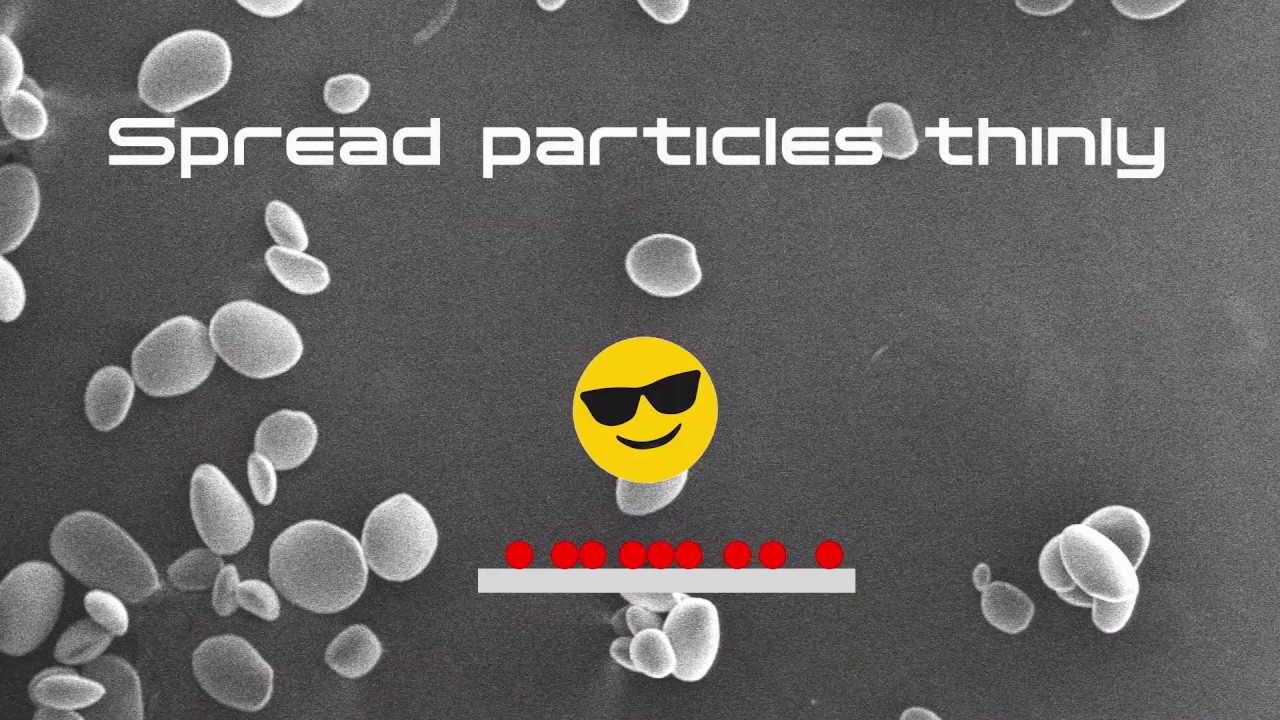 SEM: Sample Mounting for Powdered Samples - YouTube