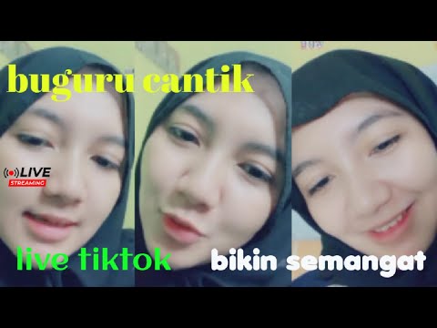 hijab cantik terbaru buguru cantik live tiktok part 71  dua