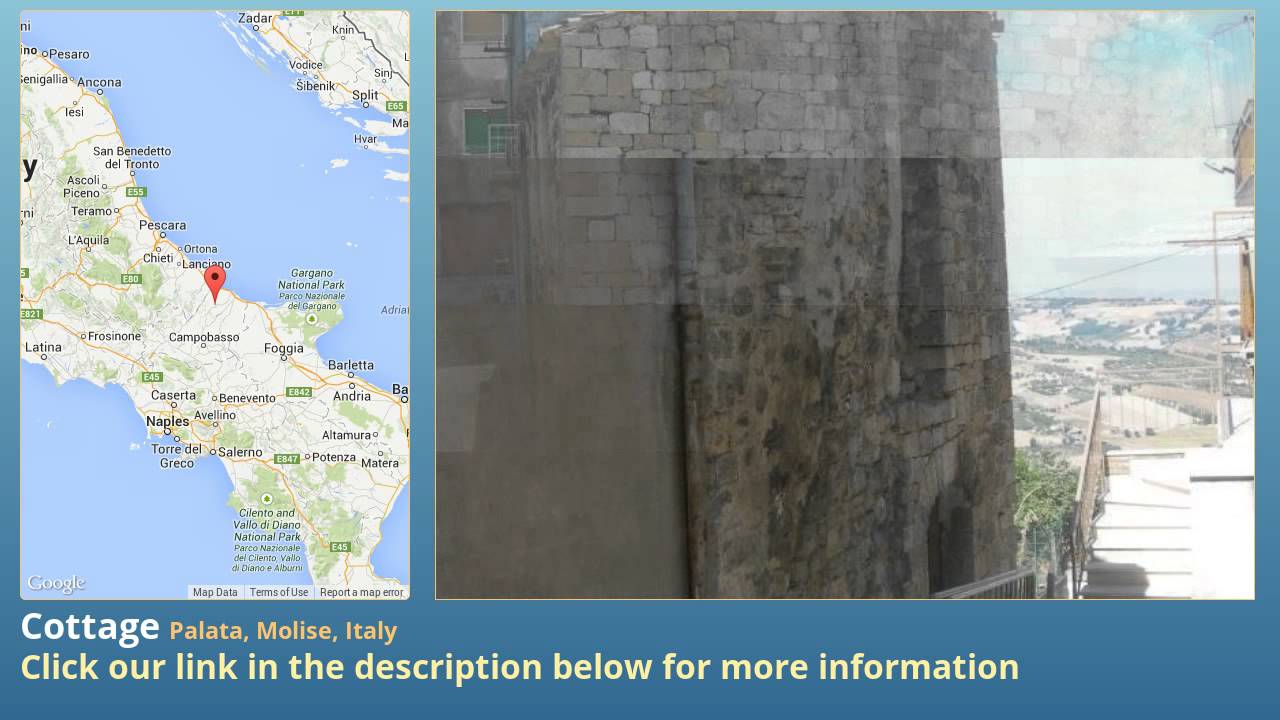 Cottage for Sale in Palata, Molise, Italy on italianlife.today - YouTube