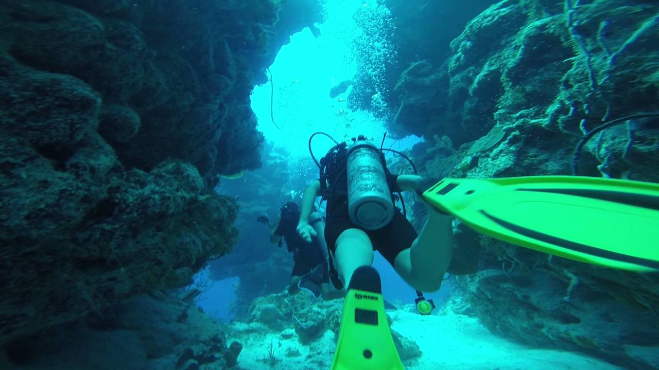 Scuba Diving - The Aquarium, Belize [2] - YouTube
