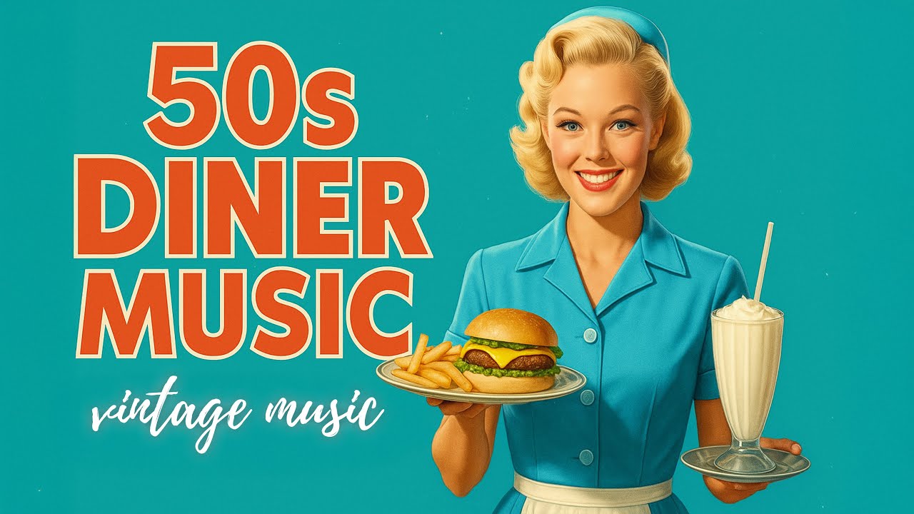 1950s Vintage Diner Radio | Music for Studying, Working or Hanging Out ...