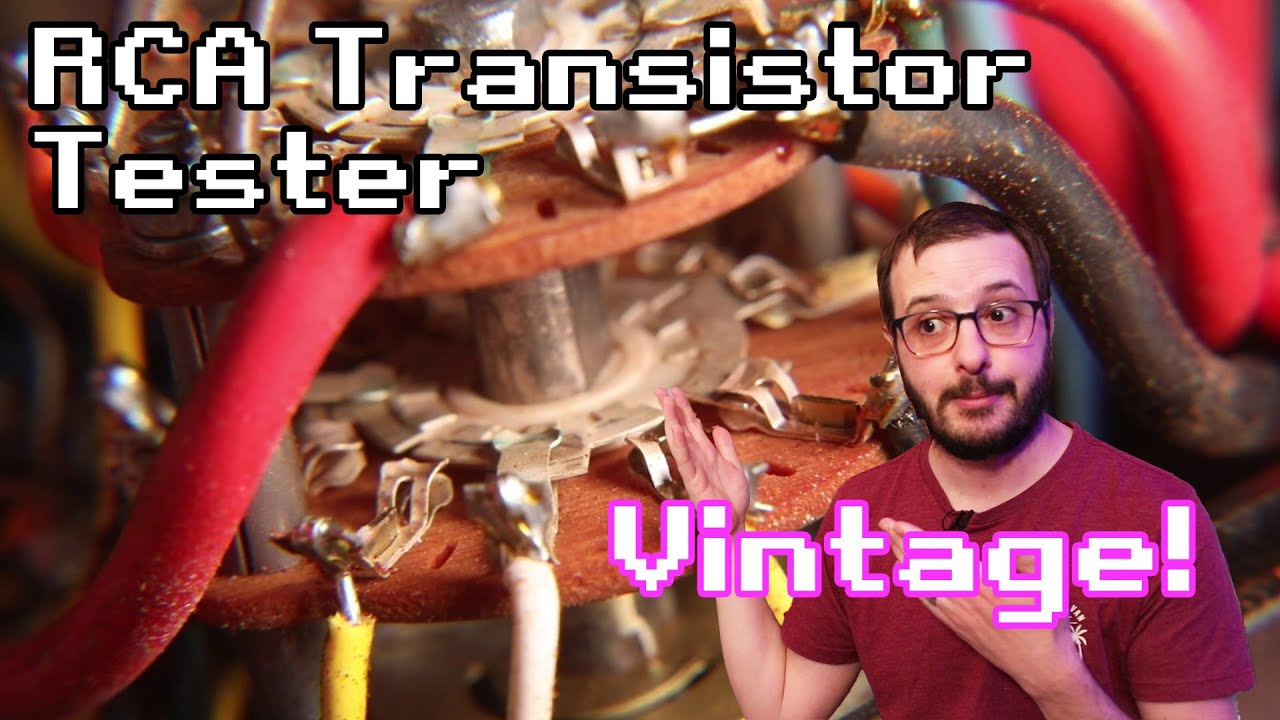Teardown and fix this RCA Transistor Tester from 1967! - YouTube