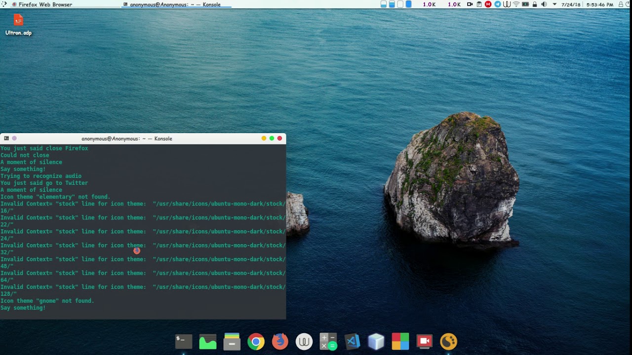 Ultron an AI assistant for Linux - YouTube