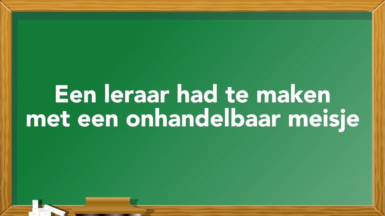 Een druk kind zet je vooraan in de klas. Toch? - Omdenken - YouTube