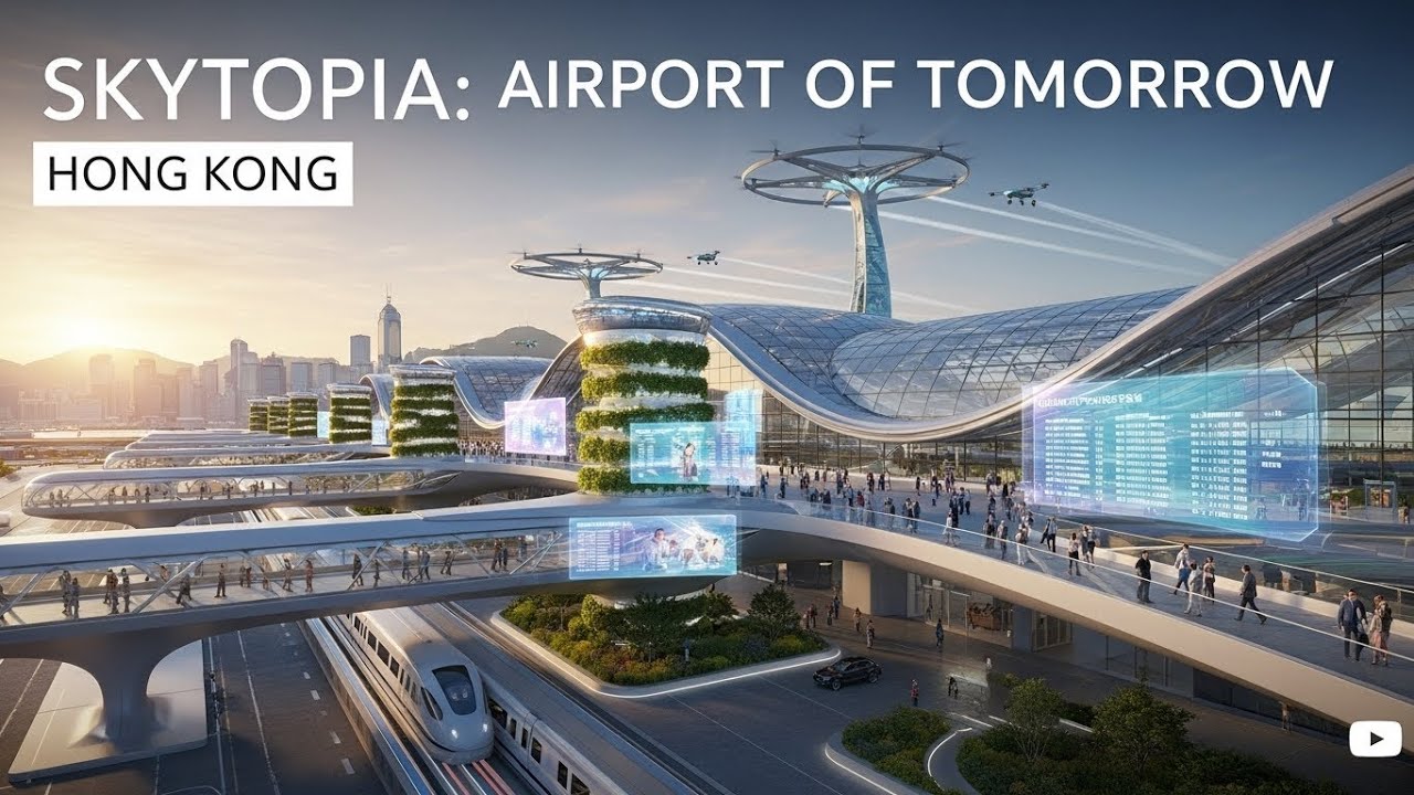 Hong Kong's Skytopia: Airport of Tomorrow - YouTube