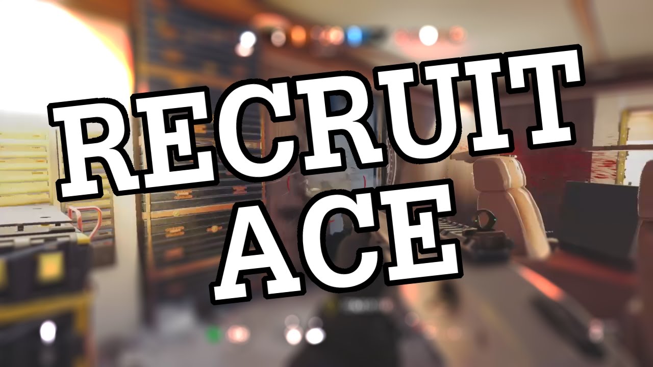 R6 Siege: Defensive Recruit Ace - YouTube