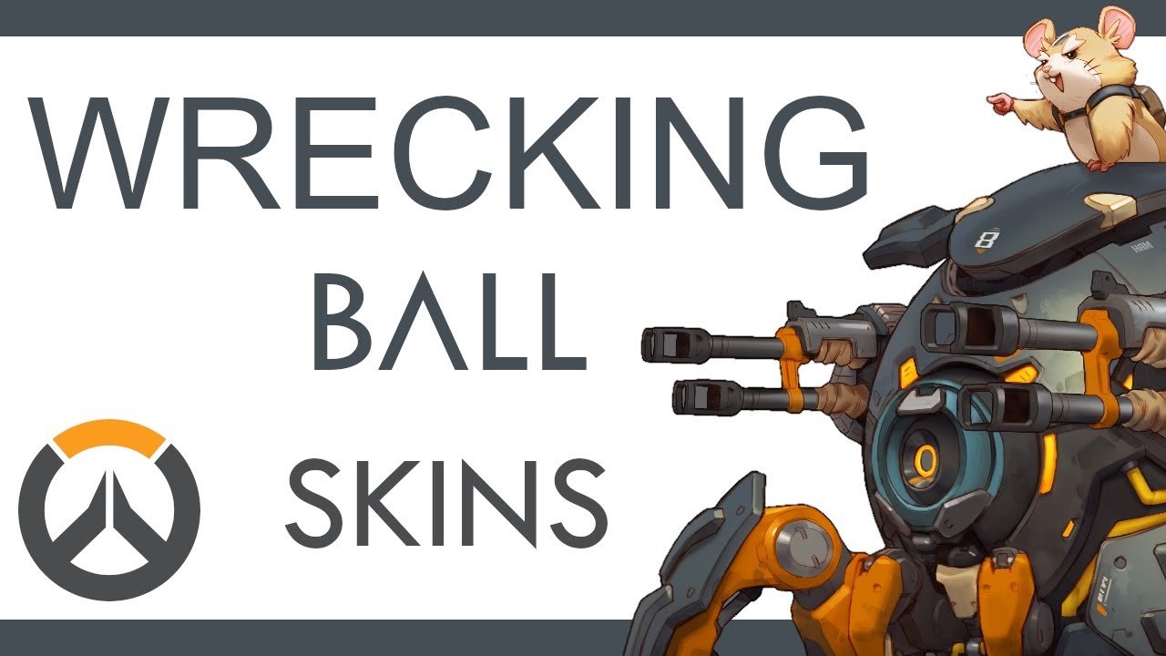 Overwatch - All Wrecking Ball Skins | Preview - YouTube