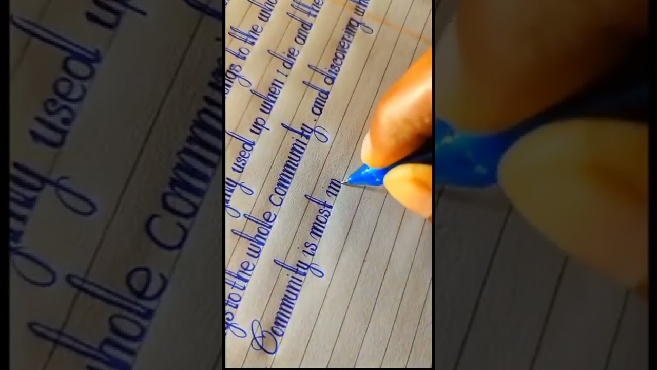 World Most Beautiful Handwriting – PTOMO