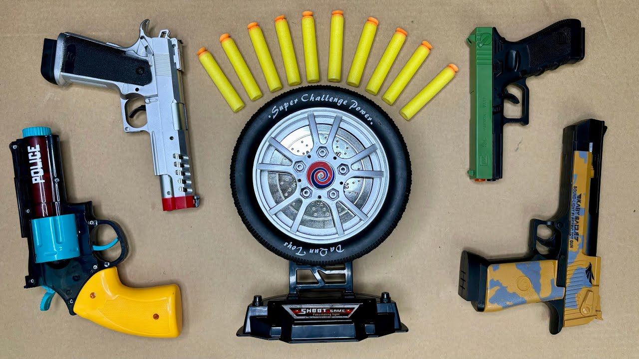 8 Minutes Satisfying with Unboxing Realistic Toy Gun, SHOOTER GUN TOY ...
