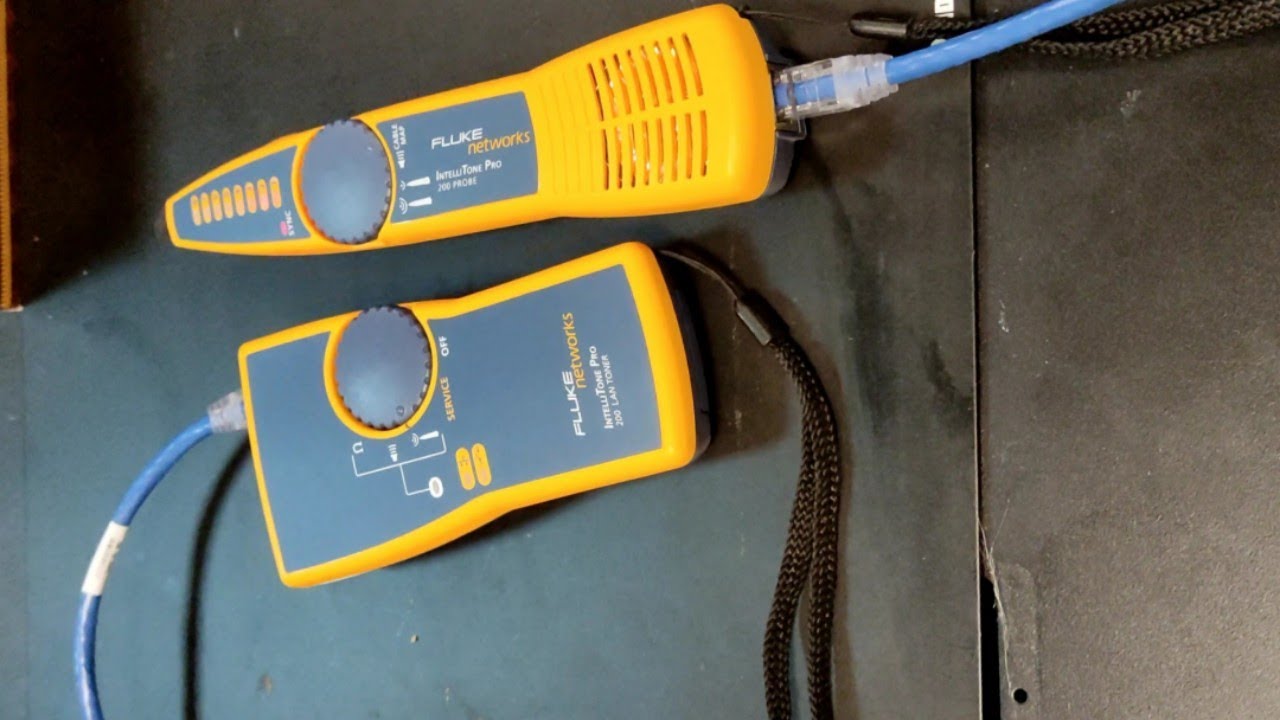 How to use the Fluck toner tester UTP Cable findings - YouTube