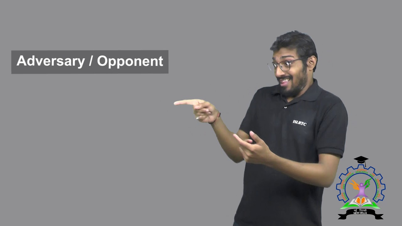 Adversary or Opponent - YouTube