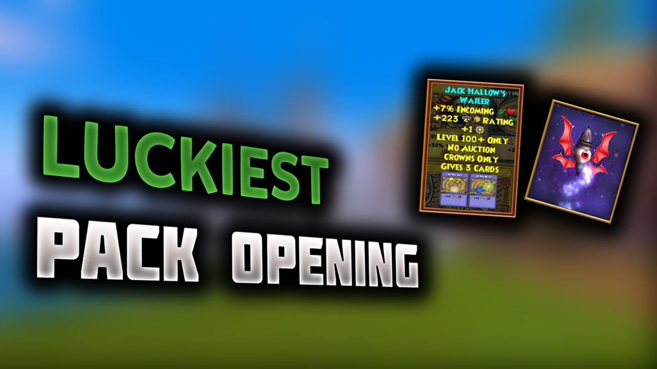 Wizard101 - Jack Hollows Wailer PACK OPENING! - YouTube