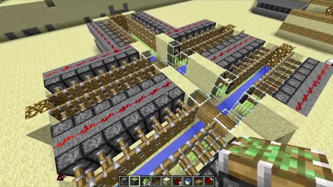 #Minecraft MODULAR Piston Sugar Cane Farm [TUTORIAL] - YouTube