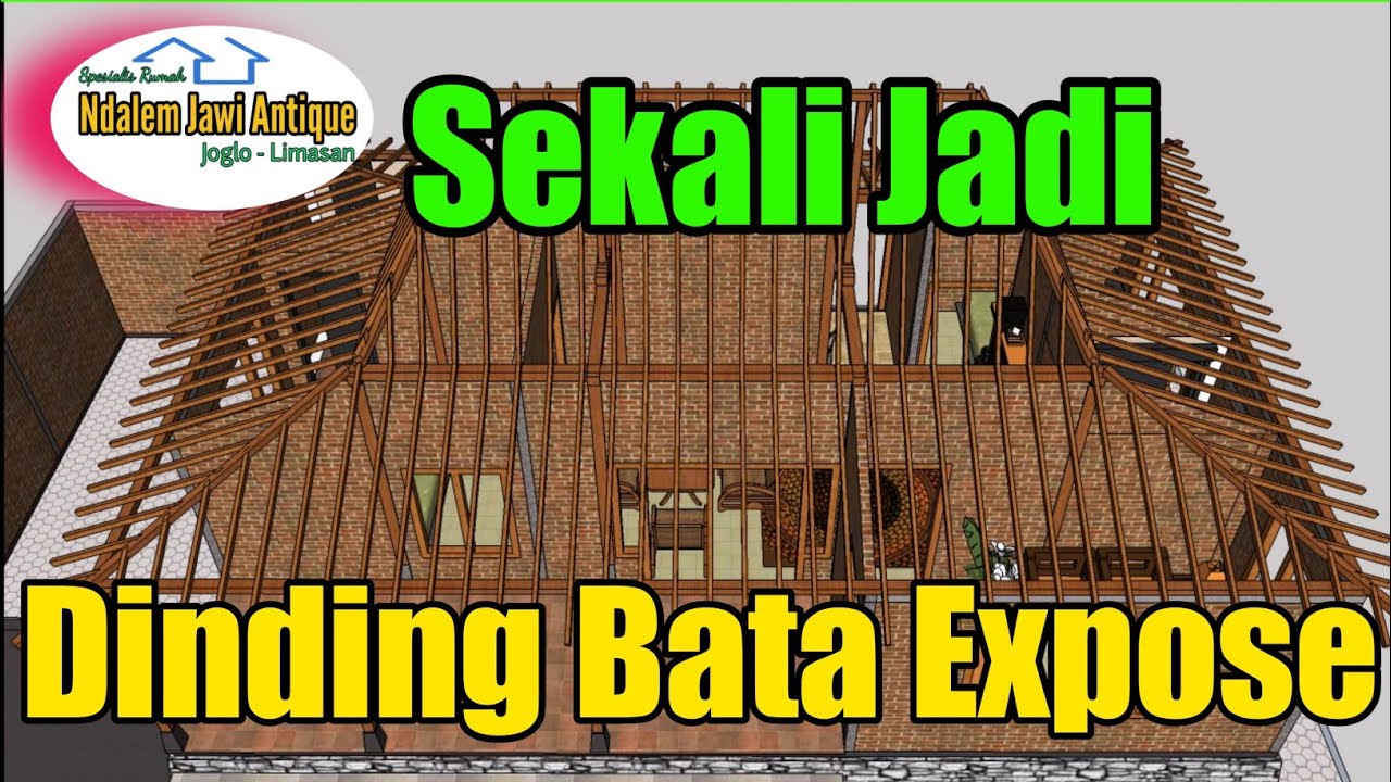 RUMAH LIMASAN🔴 dinding bata expose, minimalis modern, 2 kamar tidur ...