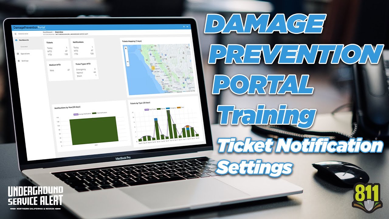 Damage Prevention Portal - How to manage Ticket Notification Settings ...