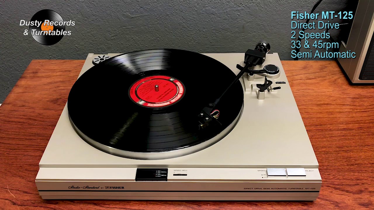 Turntable Fisher MT-125 - YouTube