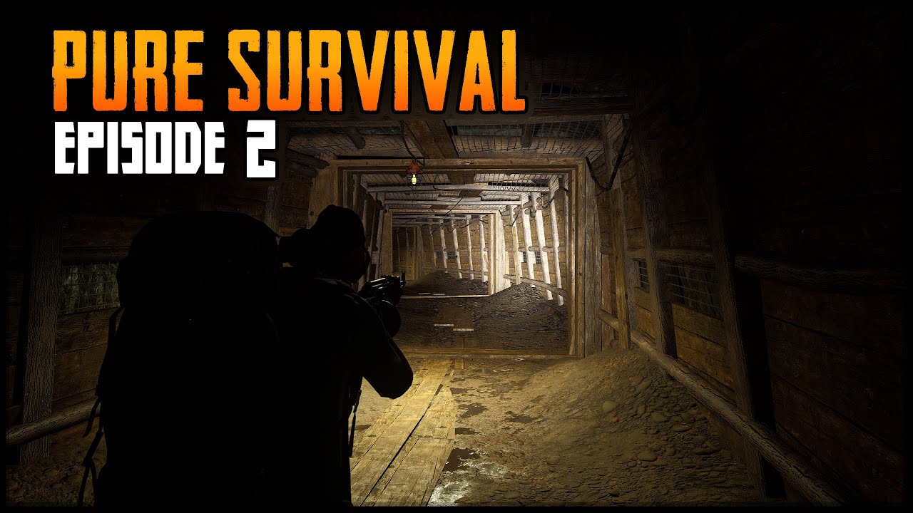 PURE SURVIVAL EPISODE 2 | SCUM | INTO THE MINE | SERIES 1 - YouTube