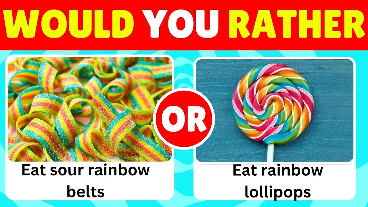 Sour vs Sweet: The Ultimate Candy Face-Off! 🍋🍭 | Would You Rather ...