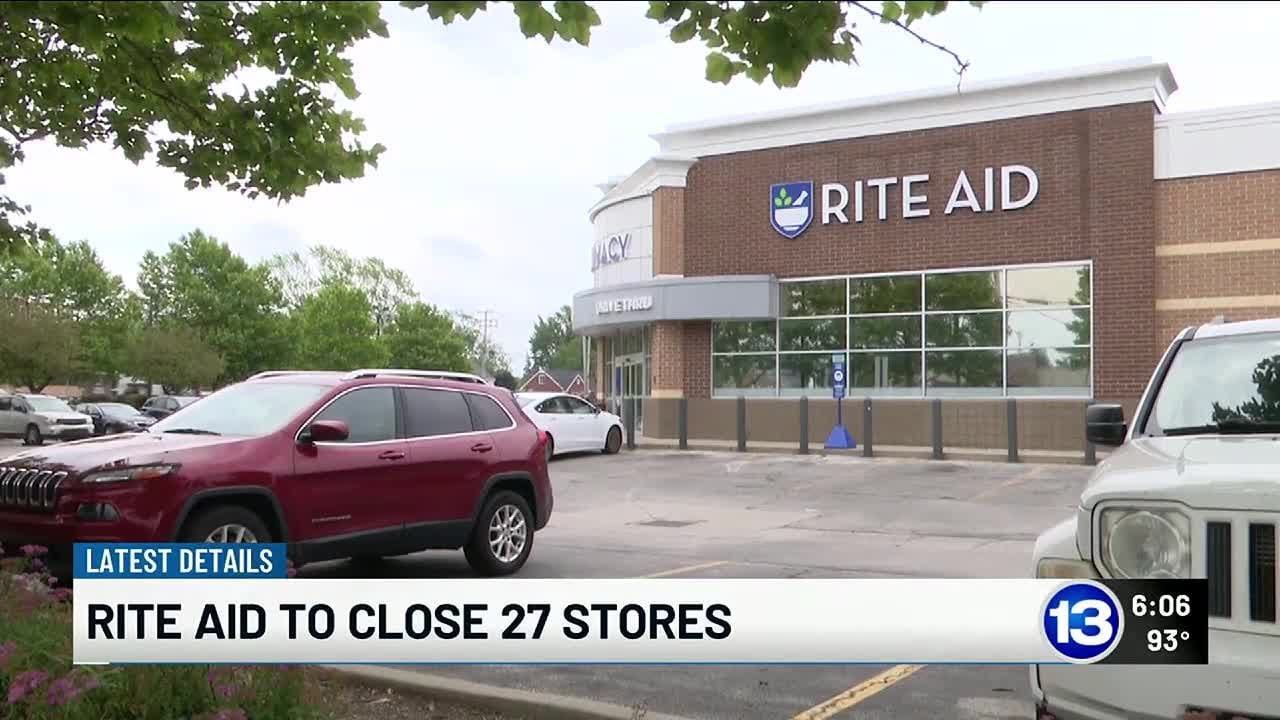 Rite Aid to close 27 stores amid federal bankruptcy case - YouTube
